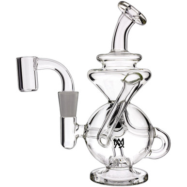 MJ Arsenal Mini Jig Dab Rig | 5" Recycler with Stash Jar