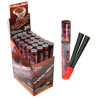 Cyclones Blakk Widow Pre-Rolled Cones | Black and Red Cone