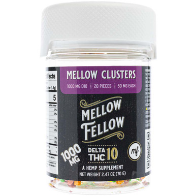 Mellow Fellow 1000 mg Delta 10 Mellow Clusters - Delta Plug