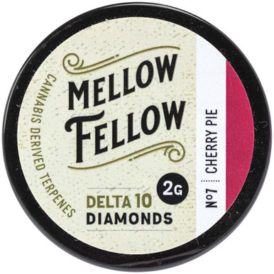 Mellow Fellow 2 Gram Cherry Pie Delta 10 Diamonds - Waterbeds 'n' Stuff