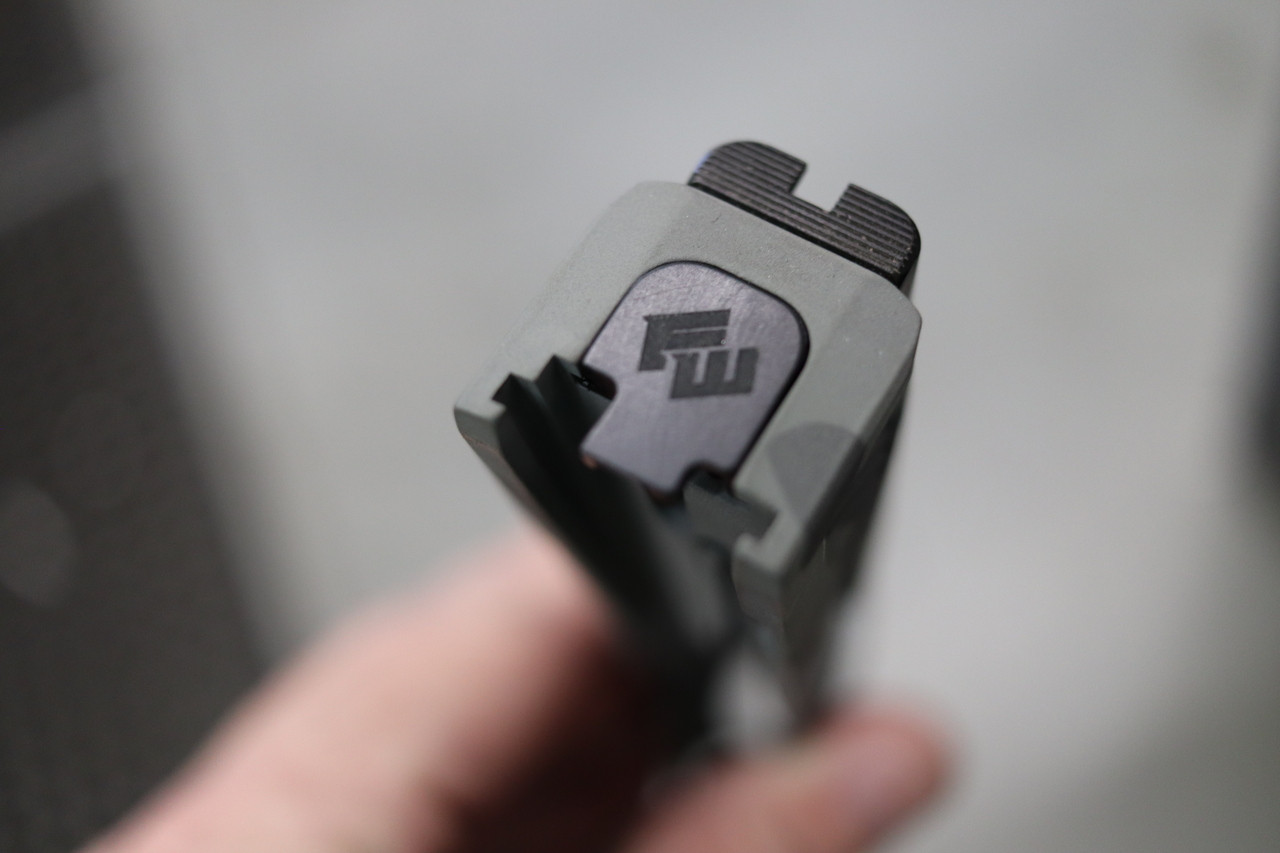 P365 Slide Cap / Back Plate - Aluminum - Black