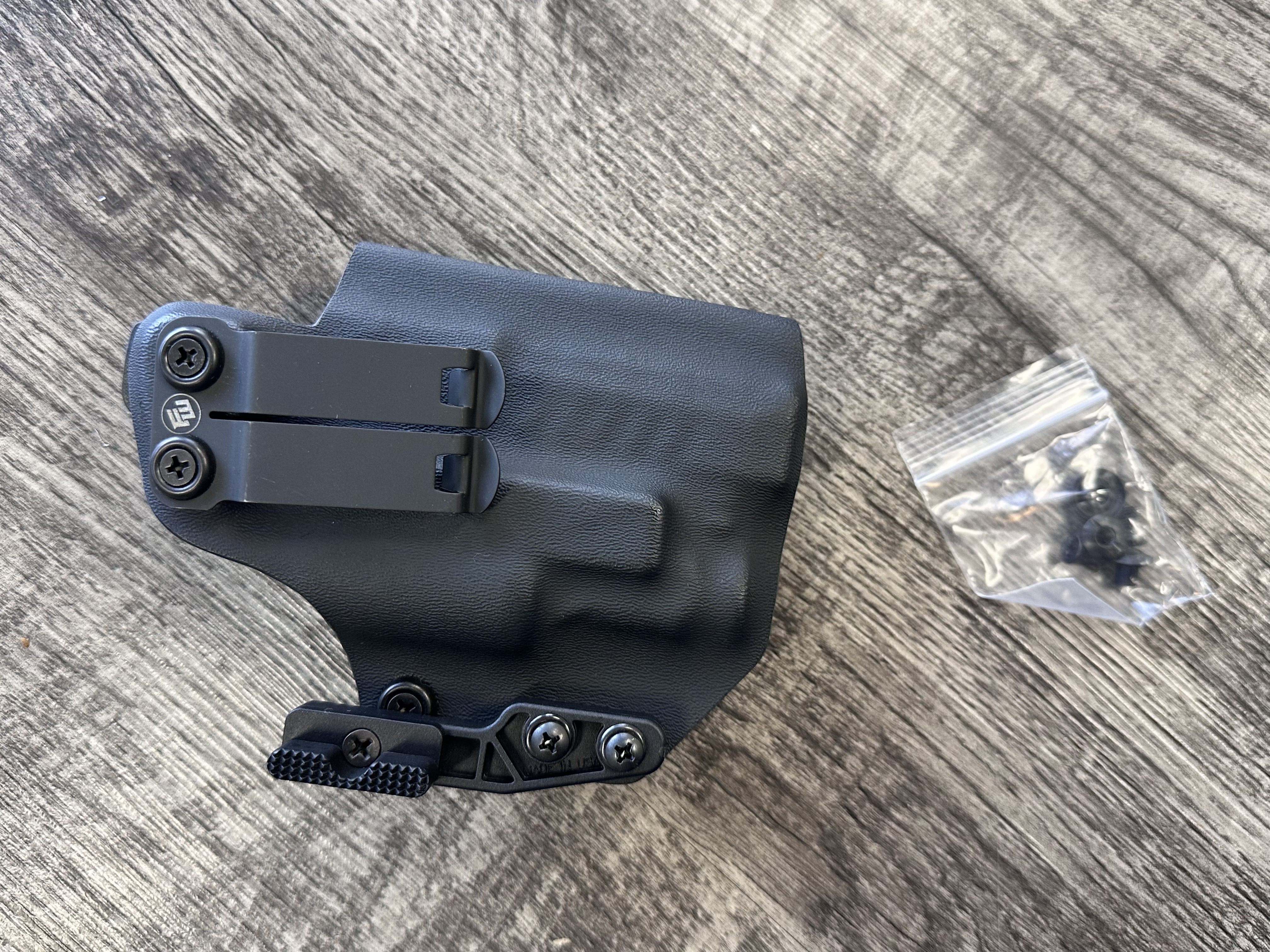 Fdez Cut Icarus grip, Fdez Werx XXL slide, with TLR7SUB Holster - IWB
