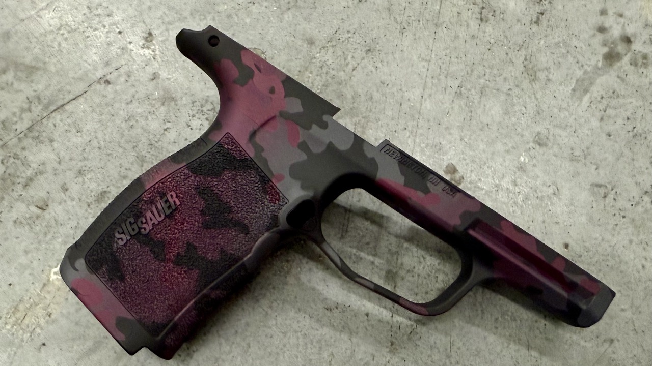 P365 Black Cherry Multicam Grip Modules