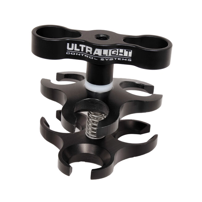 Ultralight Triple Ball Clamp with Both-Side Cutouts