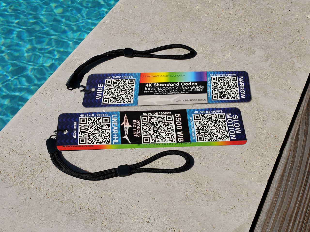 GoPro QR Code Cards for Underwater Video (Hero 8, 9, 10, 11, 12, 13)