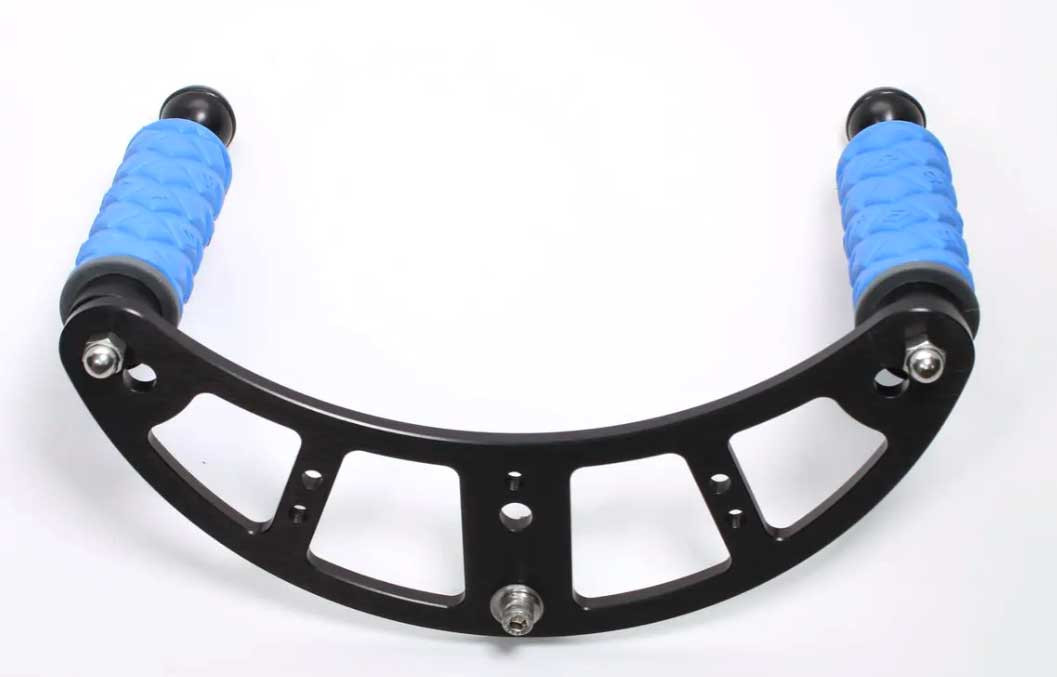 Ultralight GoPro Underwater Action Camera Tray Kit with Handles