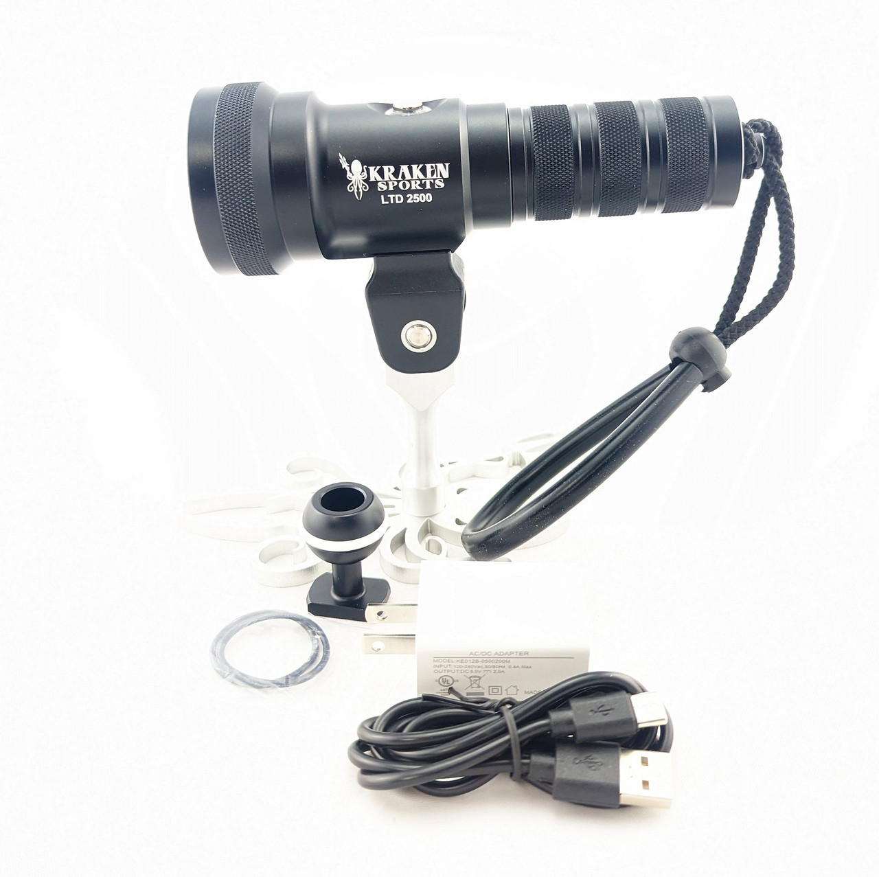 Oceanic+ Dive Housing w/ Kraken Hydra 2500 V2 Video Light Package