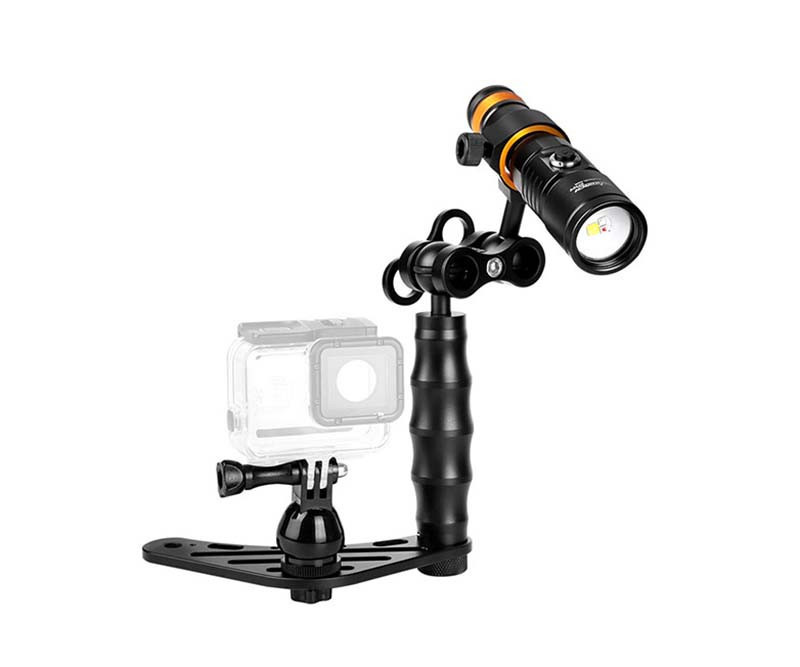 Orcatorch D710V Single Light Combo Kit for GoPro