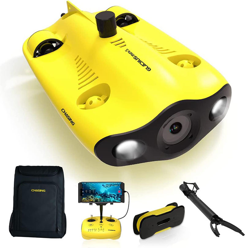Chasing Gladius Mini S Underwater ROV