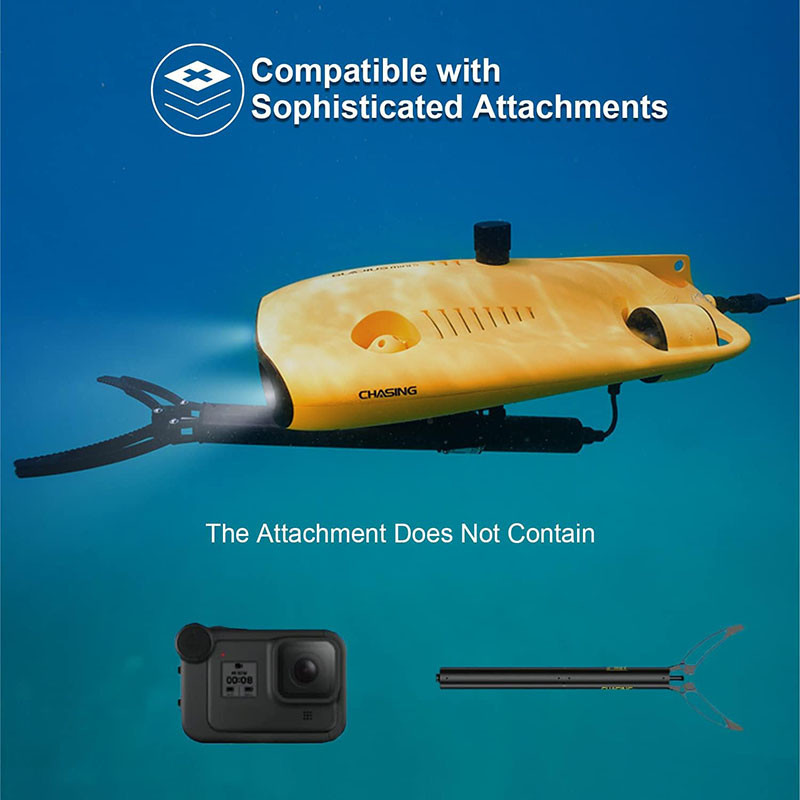 Chasing Gladius Mini S Underwater ROV
