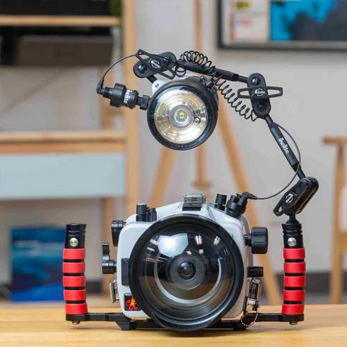 Ikelite Manual Fiber Optic Bulkhead for DL and DLM Underwater Housings ...