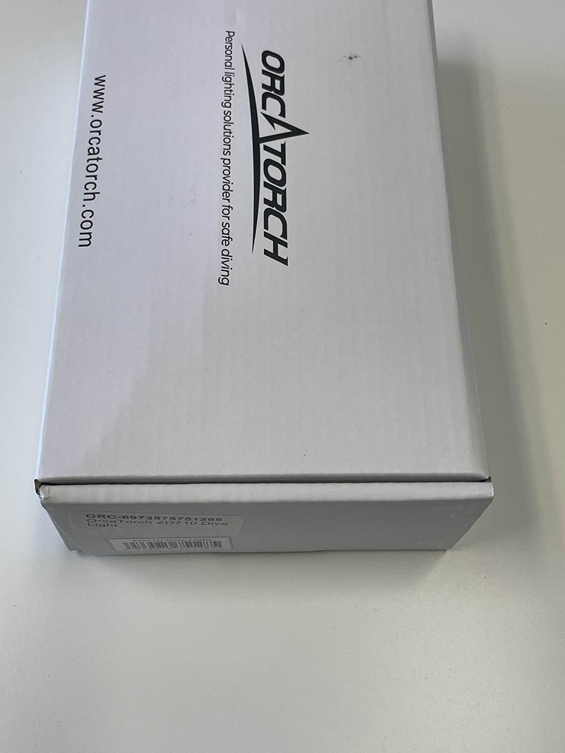 OrcaTorch ZD710 Zoomable Dive Light (Open Box)