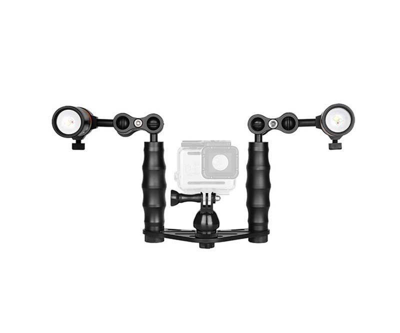 Orcatorch D710V Double Light Combo Kit for GoPro