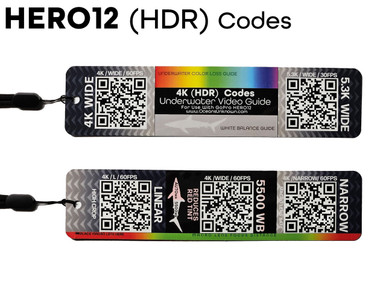 GoPro QR Code Cards for Underwater Video (Hero 8, 9, 10, 11, 12, 13)