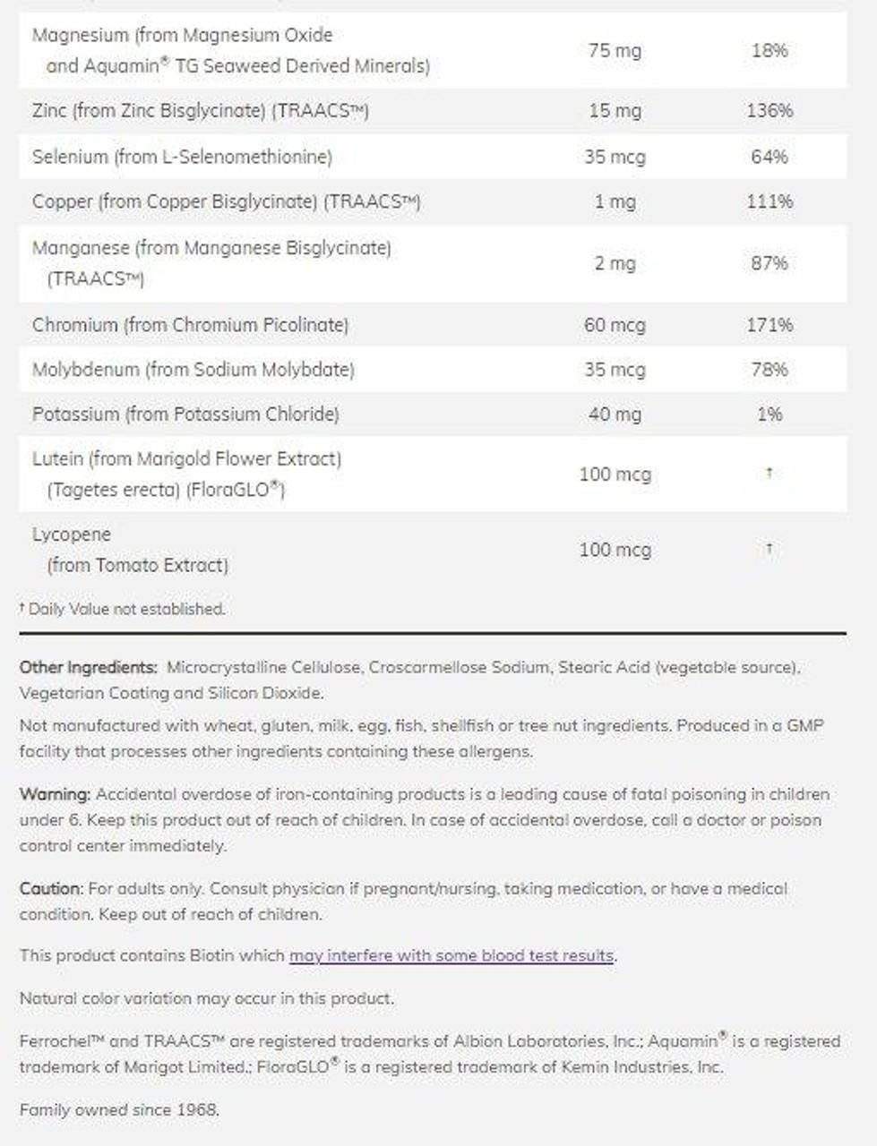 Daily Vits - Once Daily Multi Vitamin & Mineral - 100 Tablets - Now