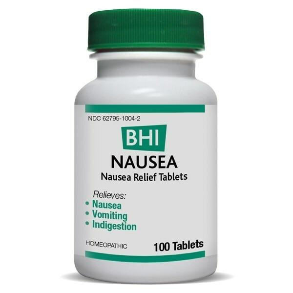 BHI – Nausea – Homeopathic Tablets for Temporary Relief of Nausea ...