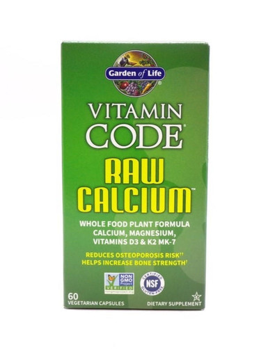 Vitamin Code Raw Calcium - Whole Food Plant Calcium - Bone Health - 60 ...
