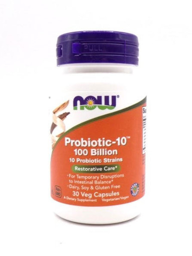 Probiotic-10 - 100 Billion - 10 Probiotic Strains - Restorative Care ...