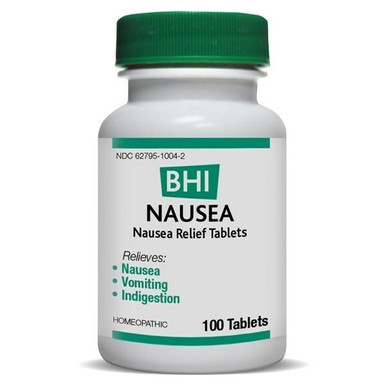 BHI – Nausea – Homeopathic Tablets for Temporary Relief of Nausea ...