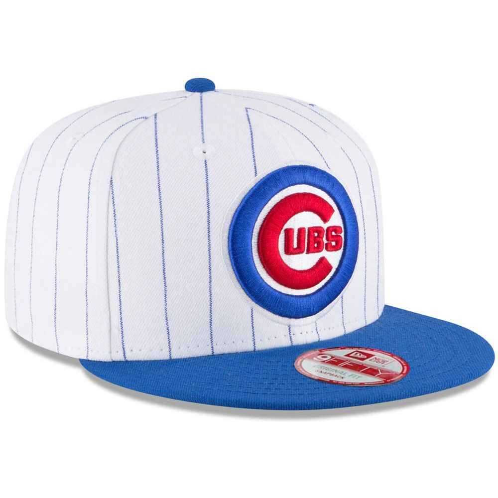 Chicago Cubs Pinstripe 9FIFTY Snapback Hat | Official MLB®