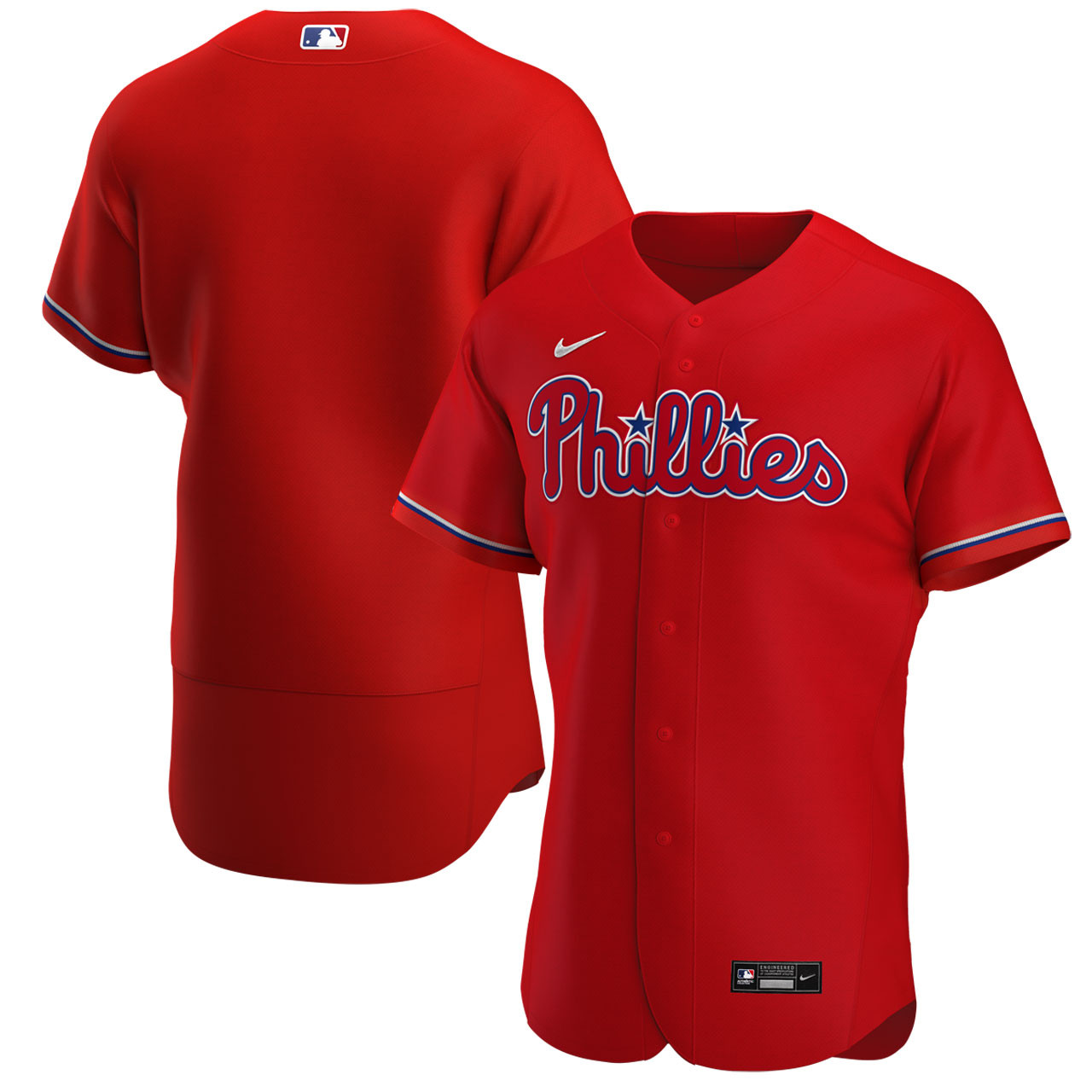 Philadelphia Phillies Red Alternate Authentic Jersey by Nike