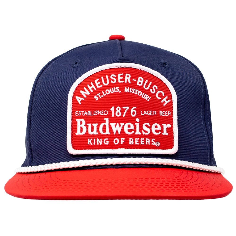 Budweiser 'Old School' Vintage Patch Rope Snapback | Budweiser Snapbacks