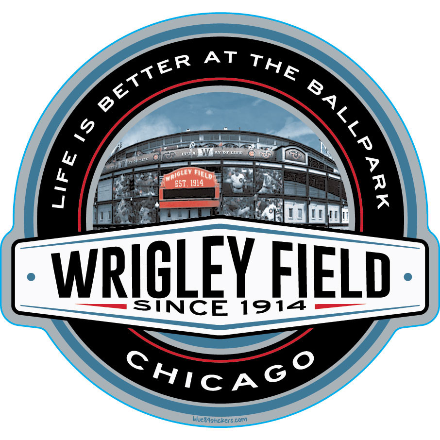 Wrigley Field Locker Room Sticker Collection | Wrigley Field Gear