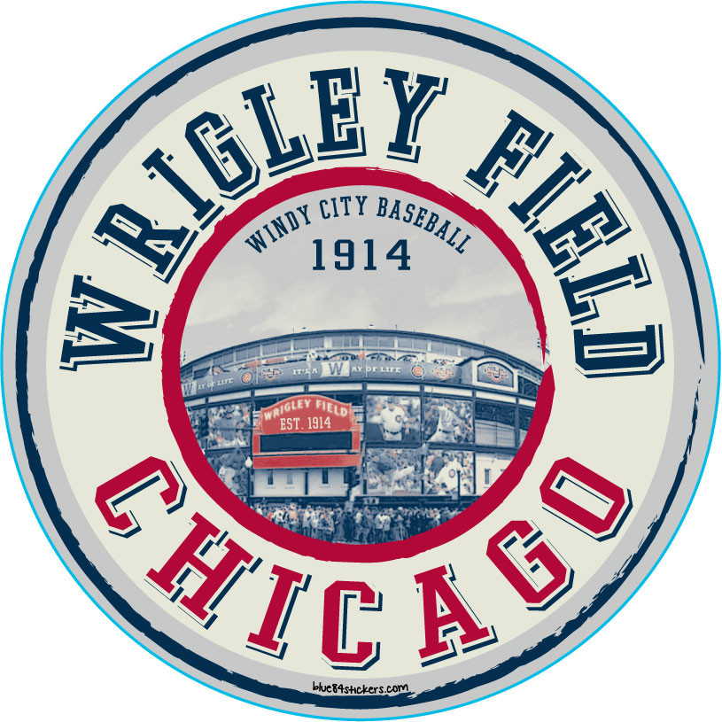 Wrigley Field Locker Room Sticker Collection | Wrigley Field Gear
