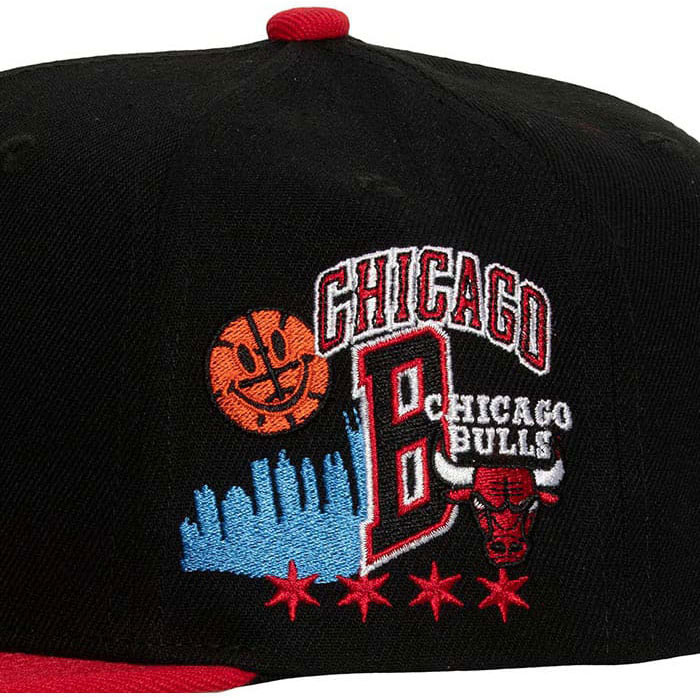 Chicago Bulls Patch Overload Snapback | Mitchell & Ness