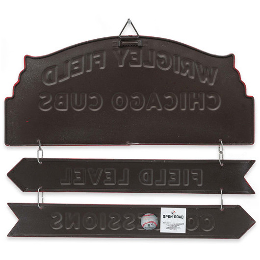 Chicago Cubs Marquee Metal Sign | Wrigley Field Metal Sign
