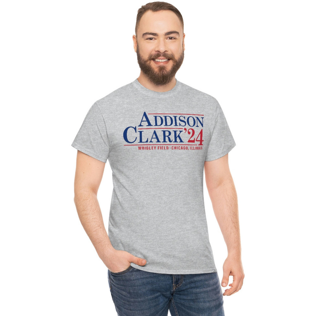 Addison - Clark '24 Election Shirt | Wrigley Field T-Shirts