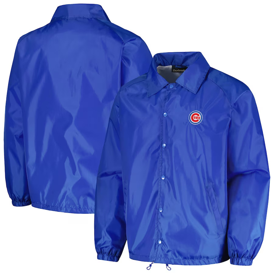 Chicago Cubs Coach's Raglan Full-Snap Windbreaker | Official MLB®