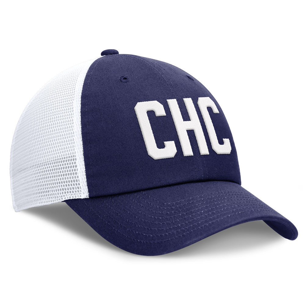 Chicago Cubs City Tri-Code Adjustable Trucker Hat by NIKE® | Official MLB®