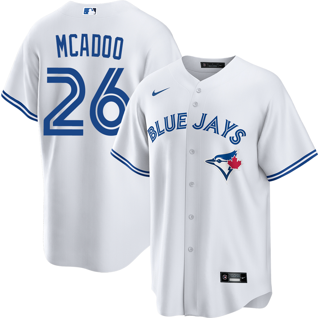 Charles McAdoo Toronto Blue Jays Home Jersey by NIKE® | Official MLB®