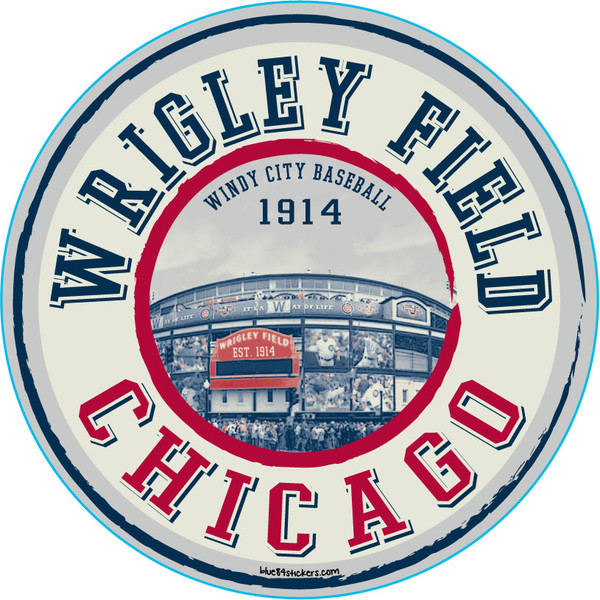 Wrigley Field Infield Sticker (Set of 2) | Wrigley Field Gear