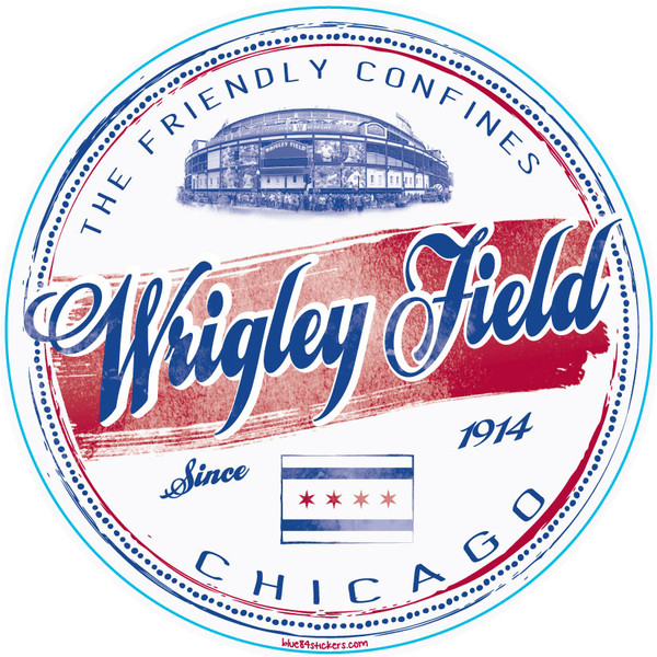 Wrigley Field Bullpen Sticker (Set of 2) | Wrigley Field Gear