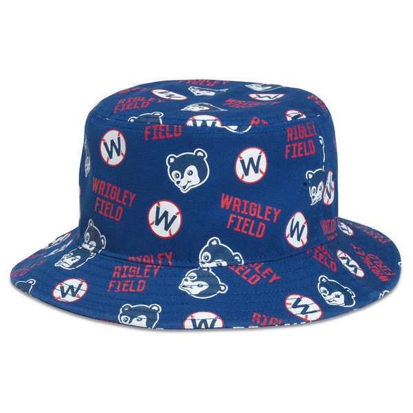 Wrigley Field Chicago Accent Bucket Hat | Wrigley Field Bleachers Floppy