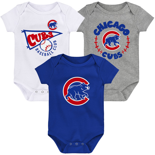 Chicago Cubs Newborn / Infant 3-Pack Creeper Set | Official MLB®