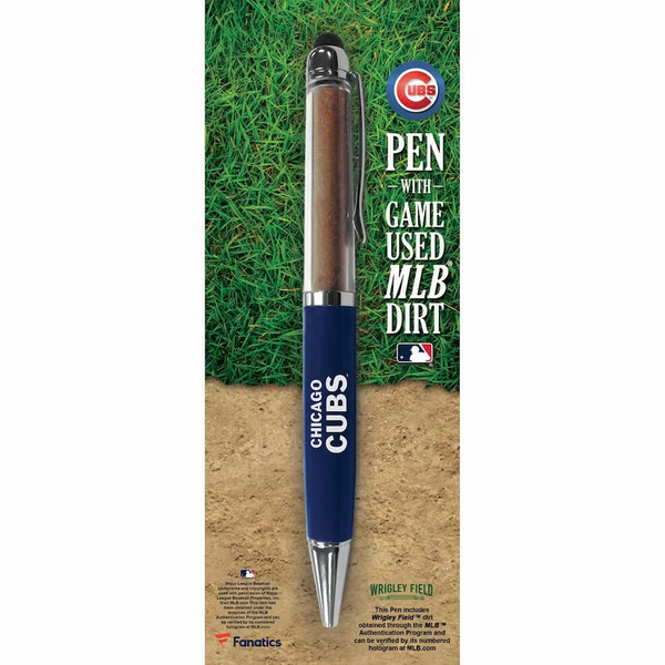 Chicago Cubs Executive Pen with Wrigley Field Game-Used Dirt | Official ...