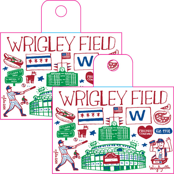 Wrigley Field x Julia Gash Vinyl Sticker (Set of 2) | Official Wrigley ...