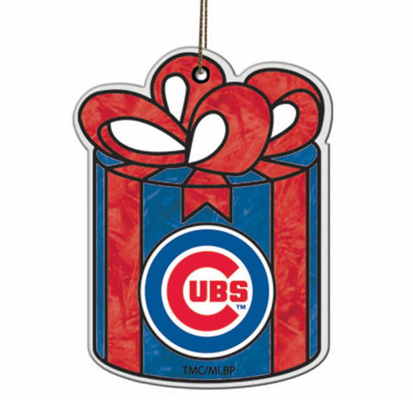 Chicago Cubs Art-Glass Round Ornament | Official MLB®