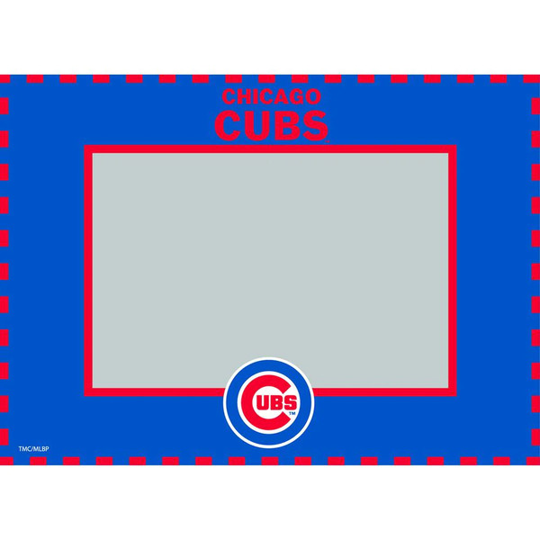 Chicago Cubs Art Glass Horizontal Frame | Official MLB®