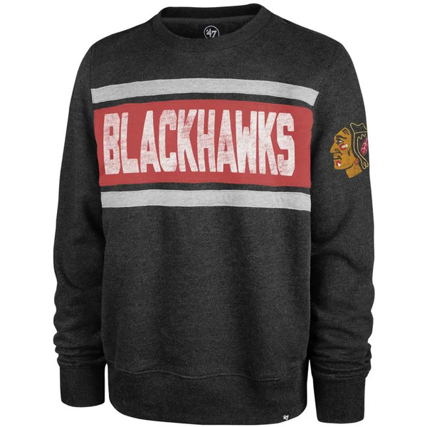 Chicago Blackhawks Bypass Tribeca Long Sleeve Sweatshirt by '47 ...