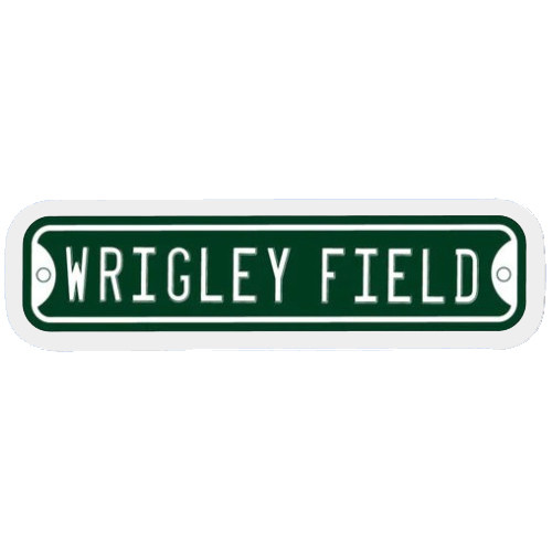 Wrigley Field Street Sign Sticker | Wrigley Field Stickers