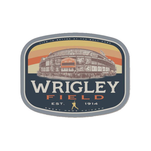 Wrigley Field Sunset Sticker | Wrigley Field Gear