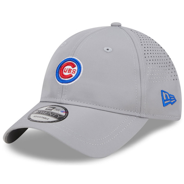 Chicago Cubs Grey Bullseye 9TWENTY Active Adjustable Hat | MLB®