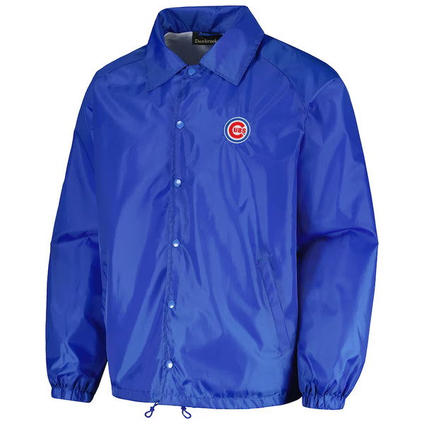 Chicago Cubs Coach's Raglan Full-Snap Windbreaker | Official MLB®