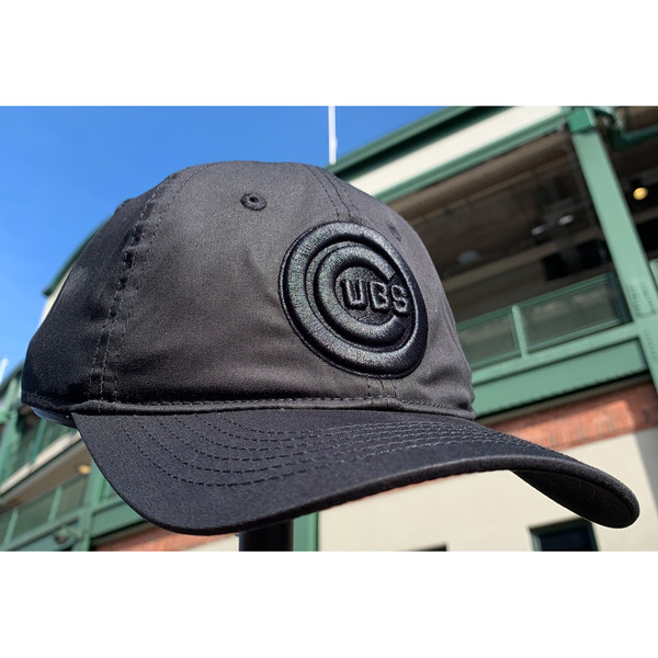 Chicago Cubs Blackout Strapback by Pro Standard® | Official MLB®