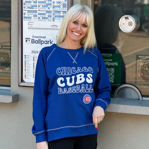 Chicago Cubs Women's Bleacher Sweatshirt | Official MLB®
