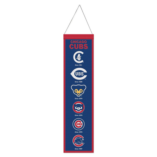 Chicago Cubs 8" x 32" Wool Banner | Official MLB®